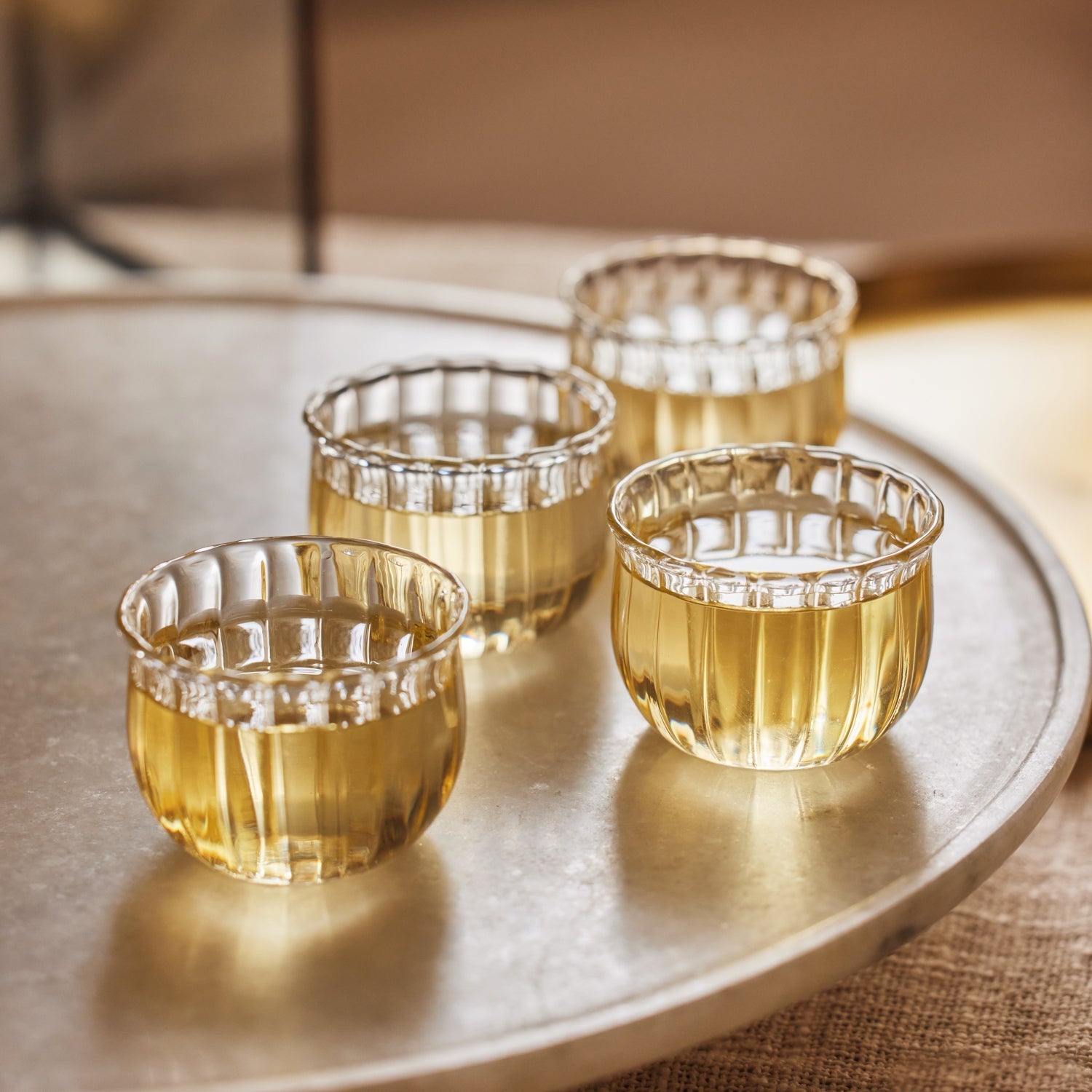 Kira Small Glass Cups - set of 4 – The Design House by HDC