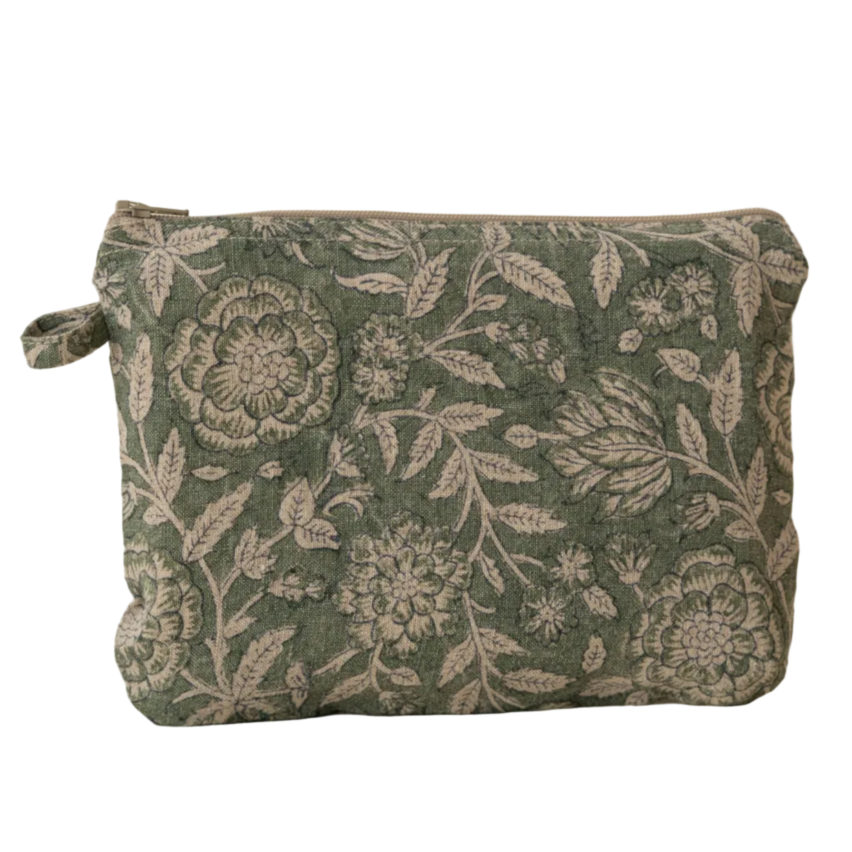 Block Print Linen Pouch – The Design House by HDC
