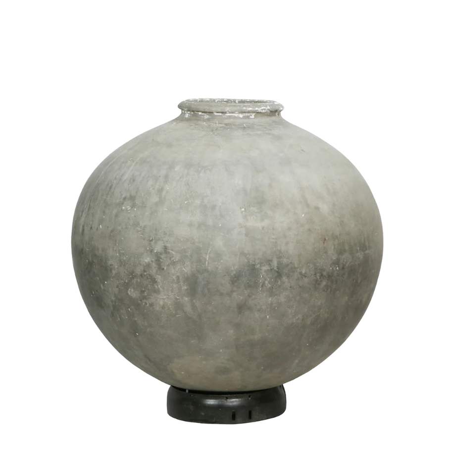 Extra Large Mud Pot With Base The Design House By HDC extra-large-mud-pot-with-base-the-design-house-by-hdc
